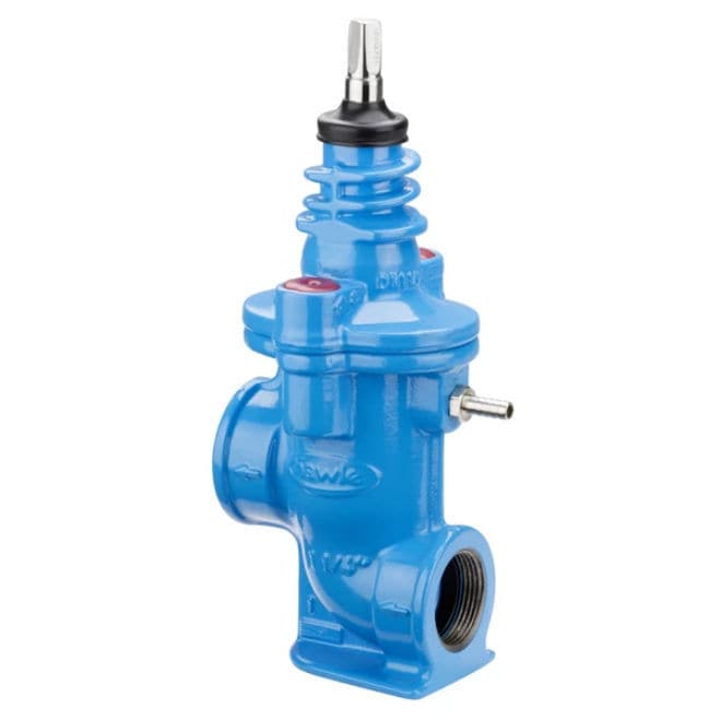 Piston valve - 2491 - Hawle - manual / for water / threaded