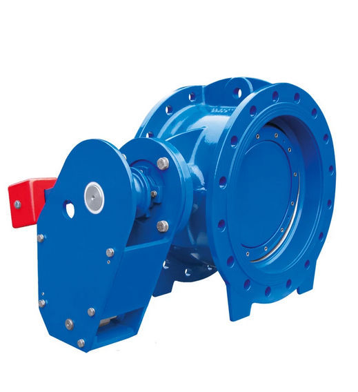 Disc check valve - 9884 - Hawle - for water / flange / adjustable