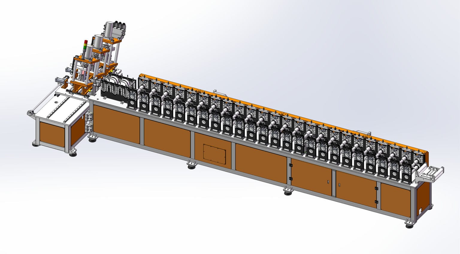 Metal frame production line - Savany Machine Co., Ltd. - coil / automatic / continuous