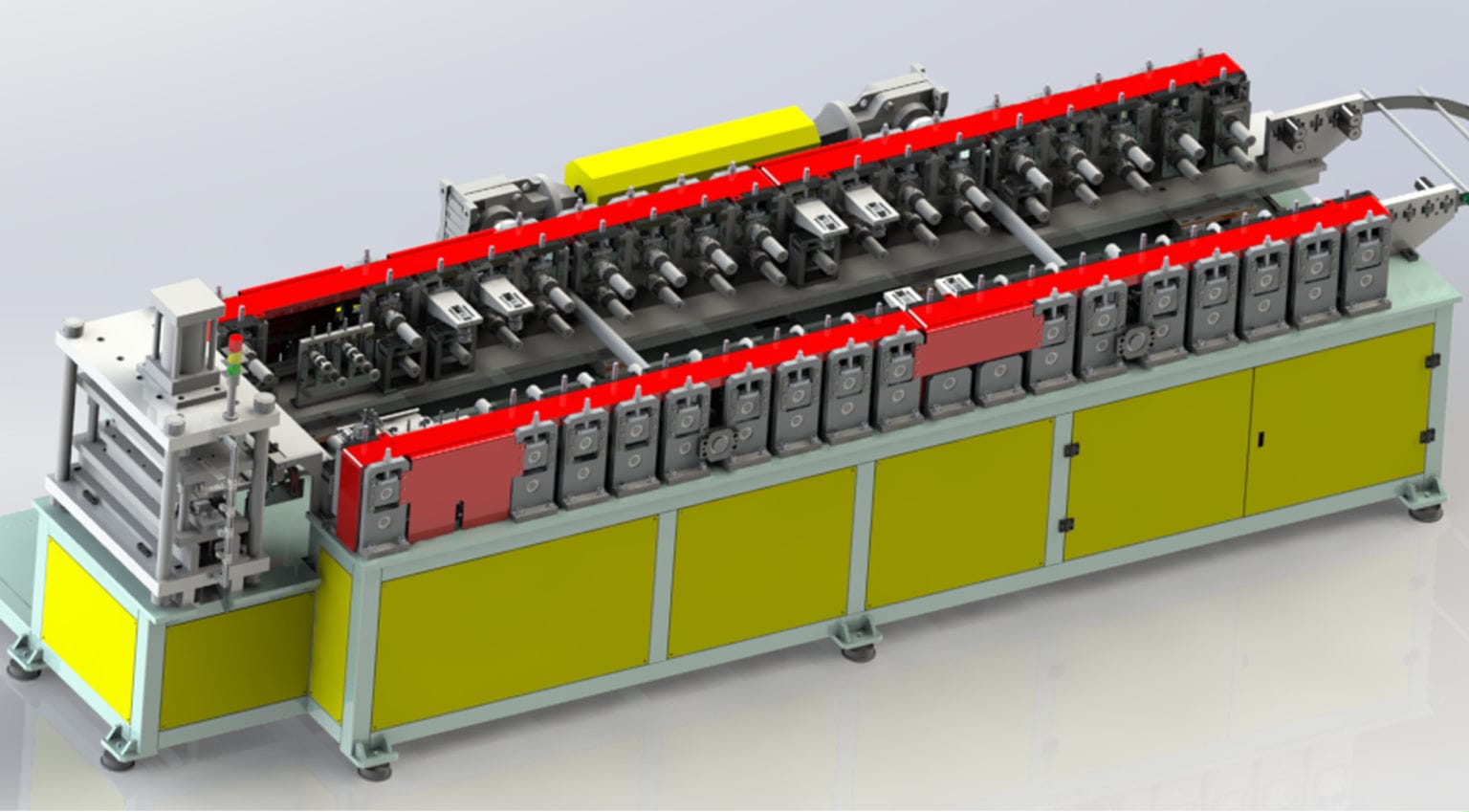 Enameled tile roll forming line - Savany Machine Co., Ltd. - for panels / CNC