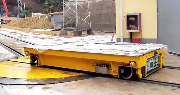 Electric turntable - DWPZ - Henan Peisa Machinery Co., Ltd - horizontal ...