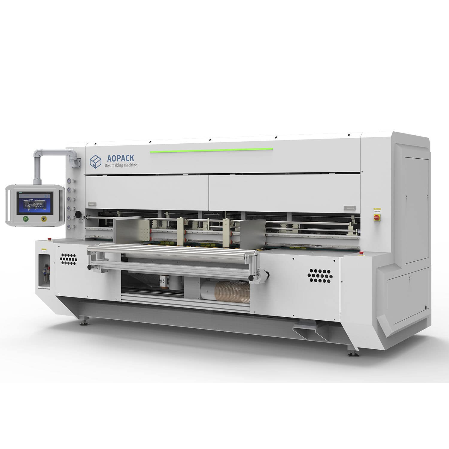 Corrugated box making machine - BM3000-HD - AOPACK LTD. - regular ...