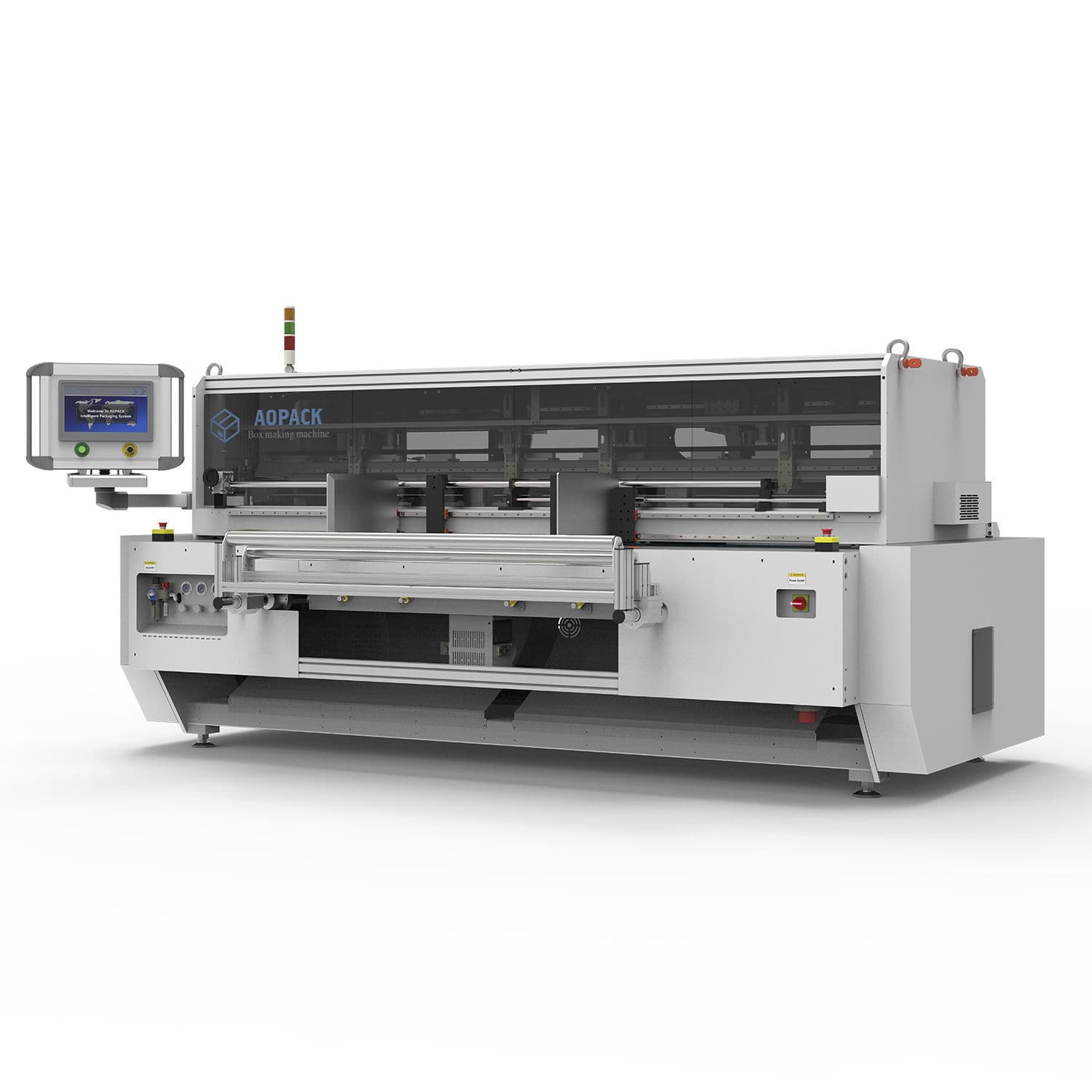 Corrugated box making machine - BM2508-Pro - AOPACK LTD. - regular ...