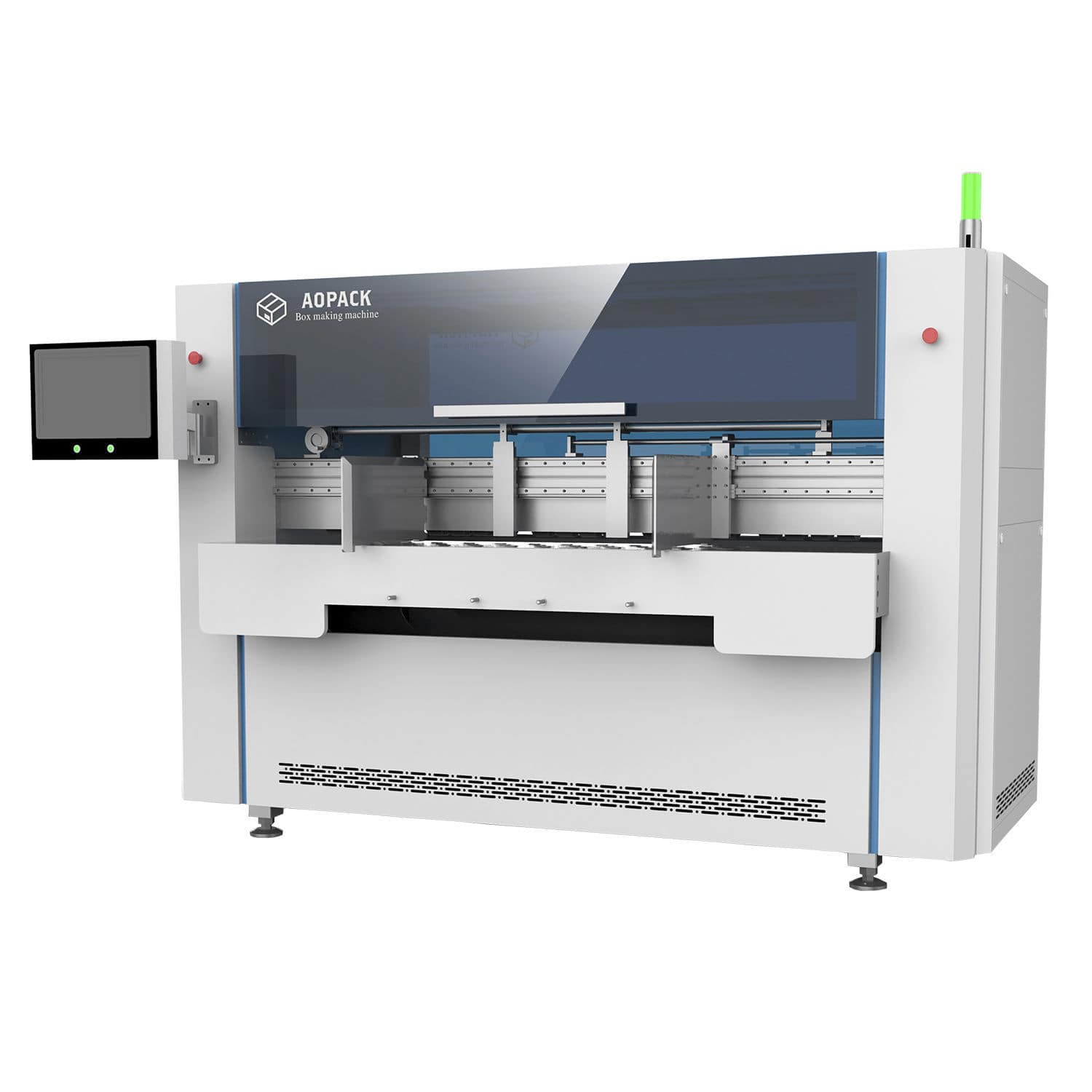 Corrugated box making machine - BM1800-Mini - AOPACK LTD. - regular ...