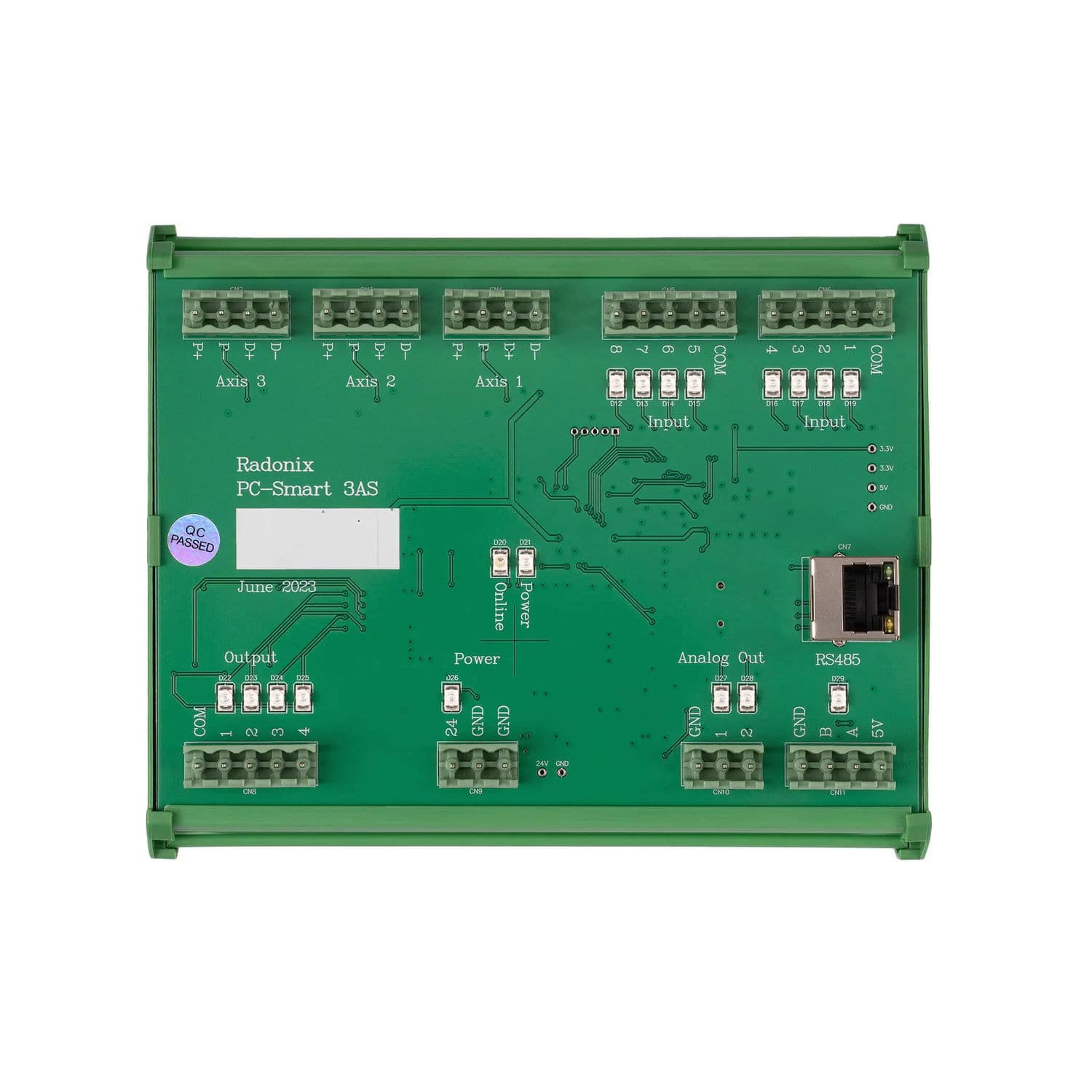 3-axis CNC control card - PC Smart 3AS - Radonix Technology - for cutting machines / for milling ...