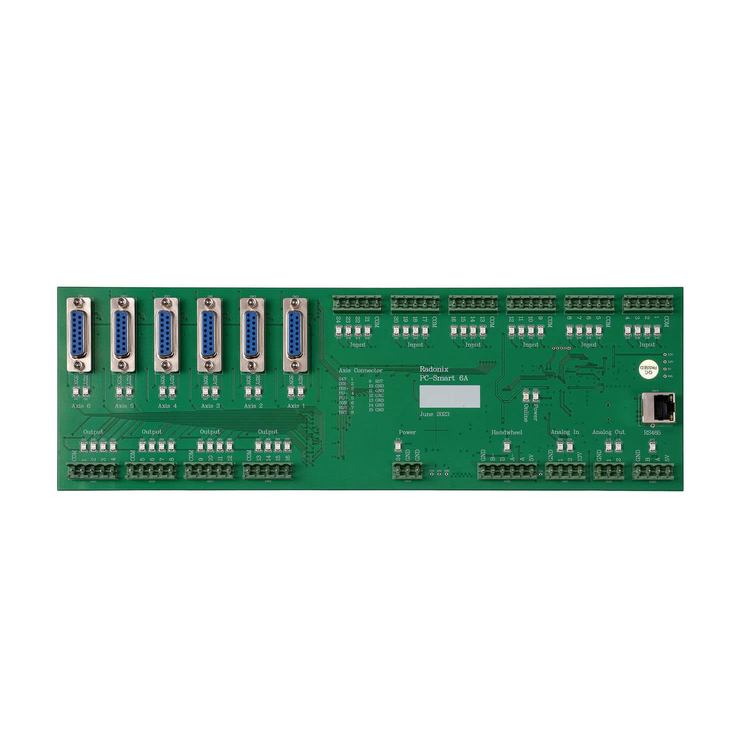 6-axis CNC control card - PC Smart 6A - Radonix Technology - for plasma ...