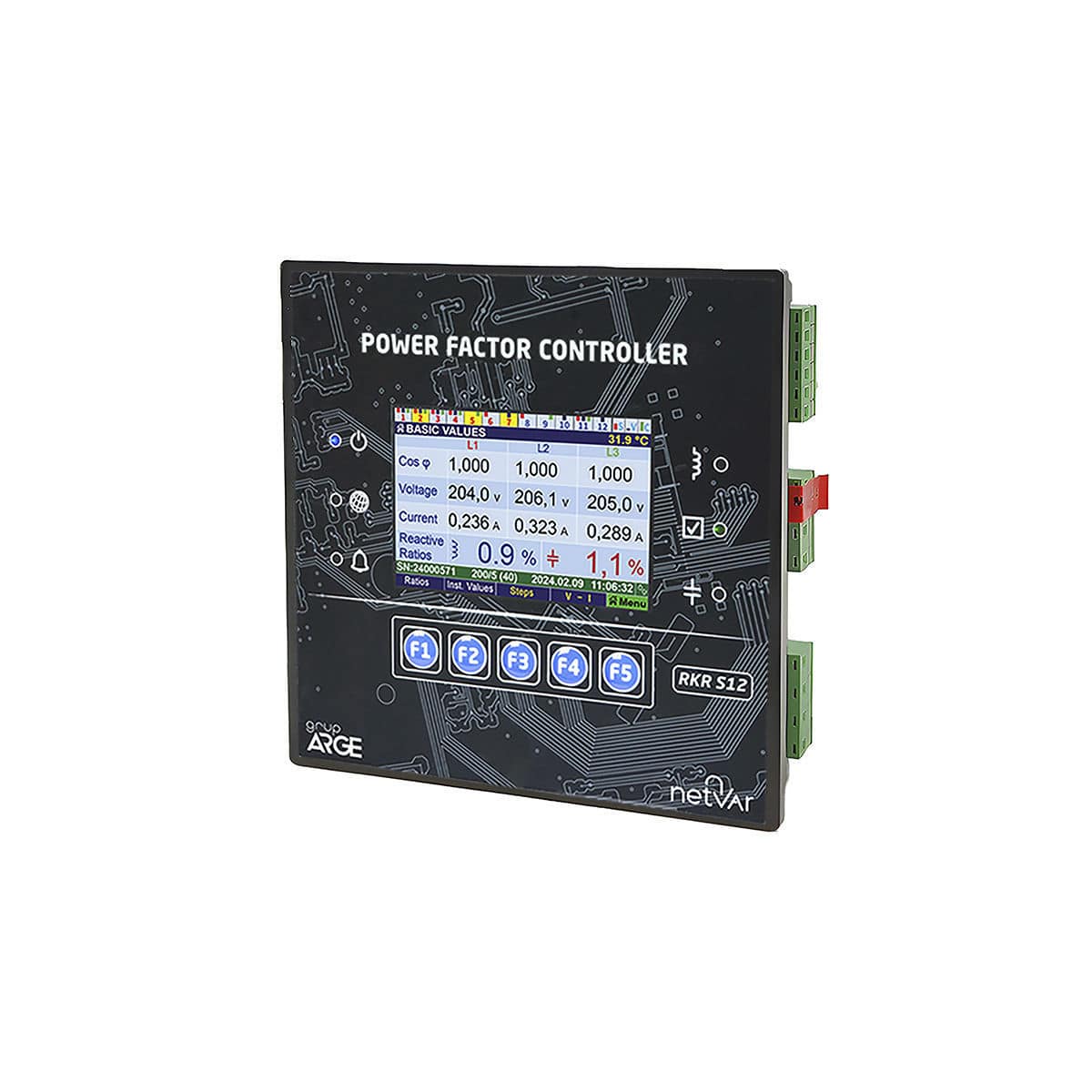 SVC power factor controller - RKR SVC series - Grup Arge Energy and Control Systems - digital ...