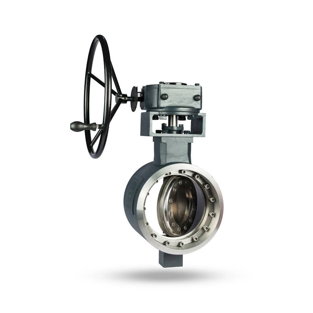 Butterfly valve - HP5303-0 - Taloar - with handwheel / for control / welded