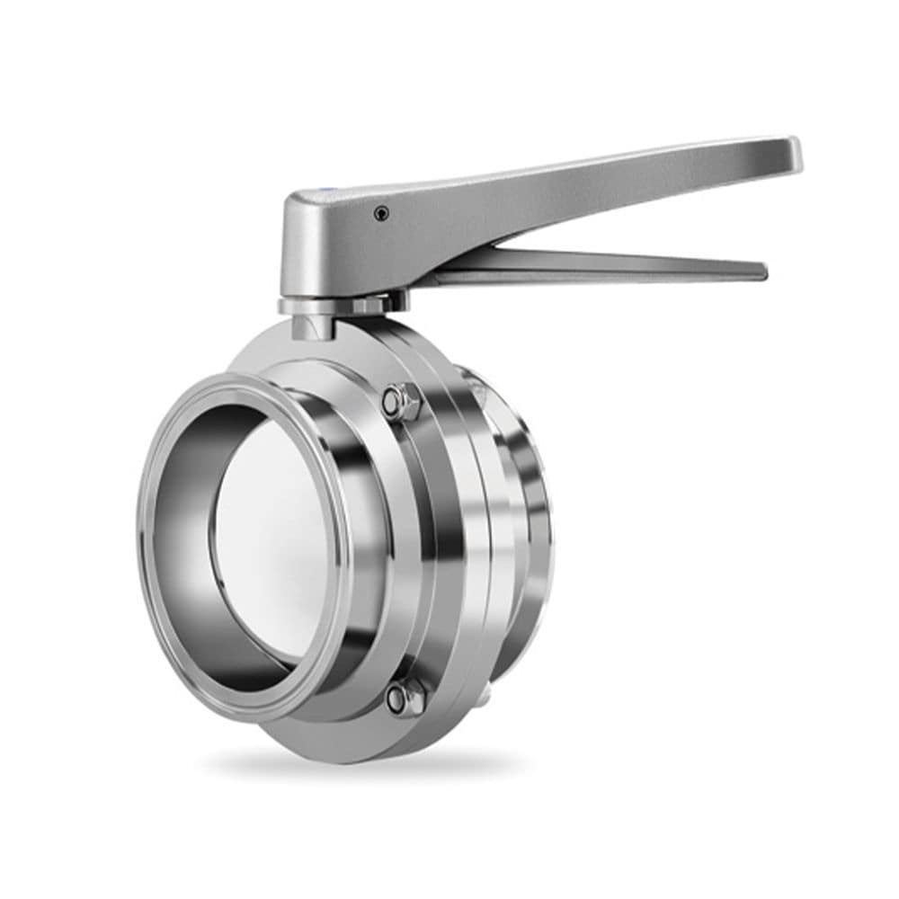 Butterfly valve - HB5126-C - Taloar - lever / 2-piece / stainless steel