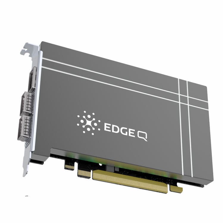 PCIe AI inference acceleration card - M - EdgeQ Inc. - compact