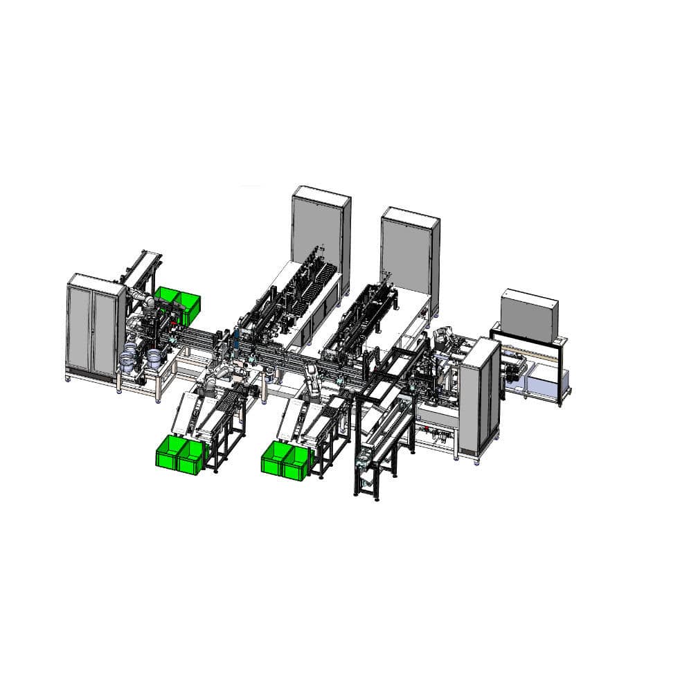 Automated assembly line - Carpel-Min - inspection / test