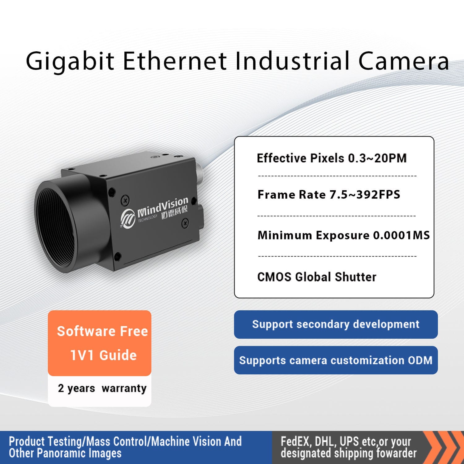 Industrial camera - MV-GEL41M - MindVision - for microscopes / machine ...