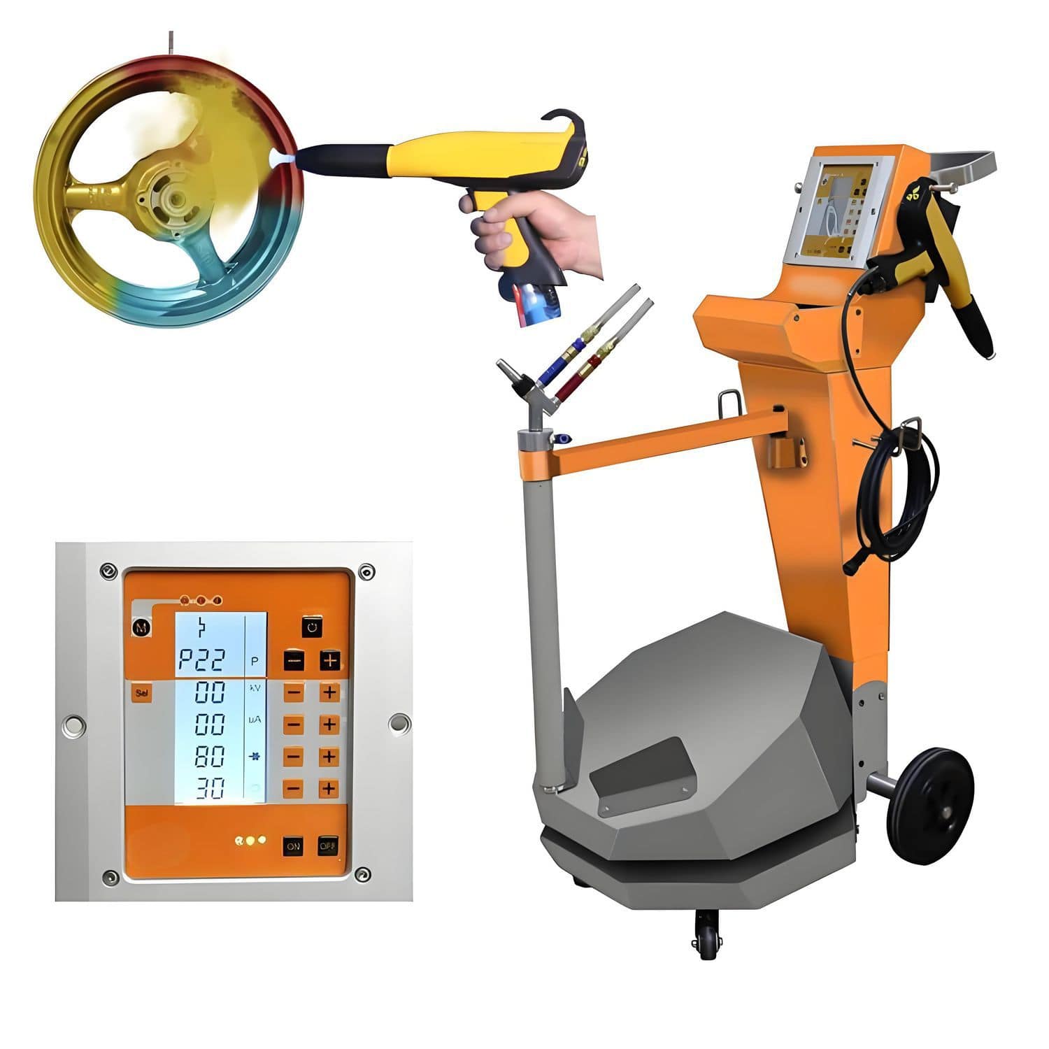 Aluminum profile powder coating machine - JT-03 - Xiangyang Jingtu Anti ...