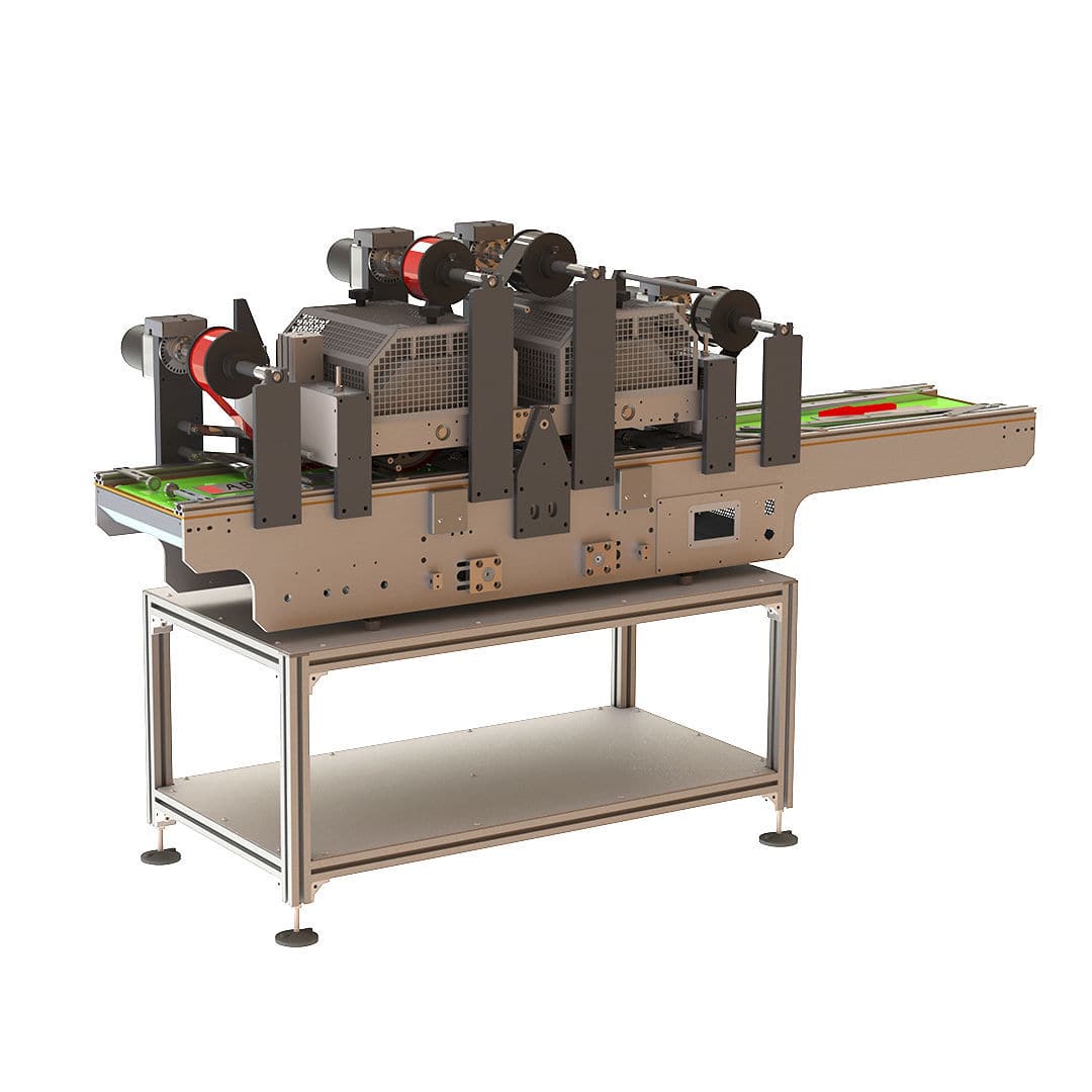 Hot stamping unit - Crest Dutch Machinery - pneumatic-hydraulic