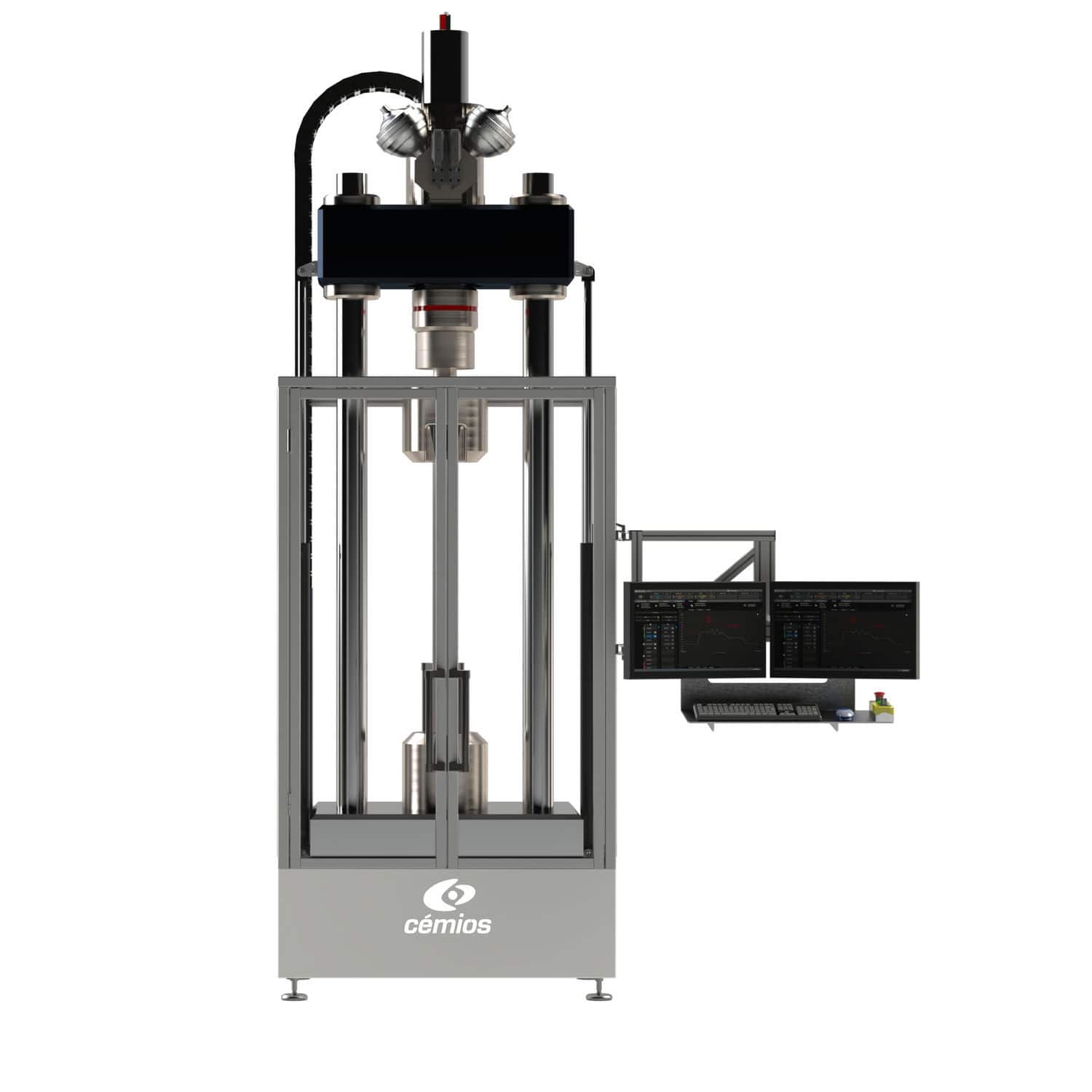 Servo-hydraulic test bench - Cémios - fatigue / tension/compression ...