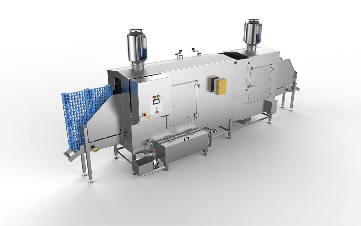 Pallet washing machine - P100 - CM Process Solutions LLC - immersion ...