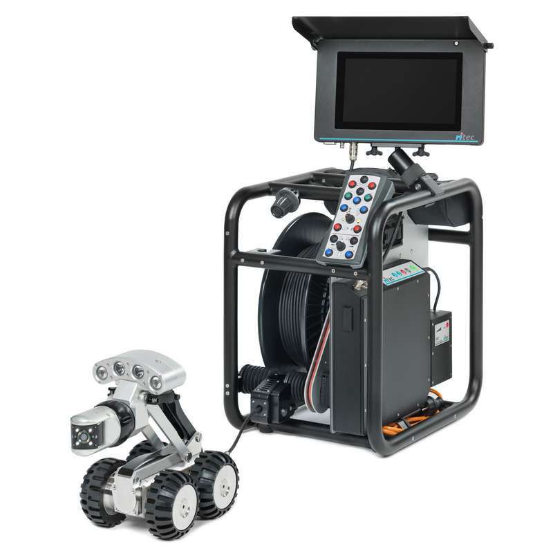 Wheeled inspection robot - RiDrive - VIDEOCLEAN - remote-controlled
