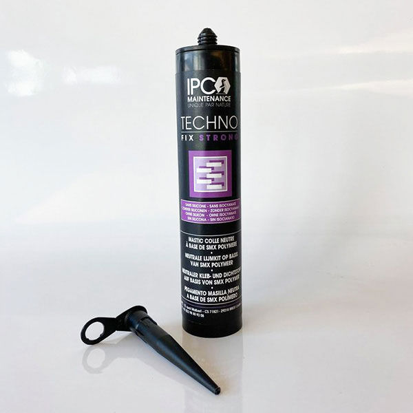 Polymer adhesive sealant - TECHNO FIX STRONG - IPC - single-component / multi-use / for bonding