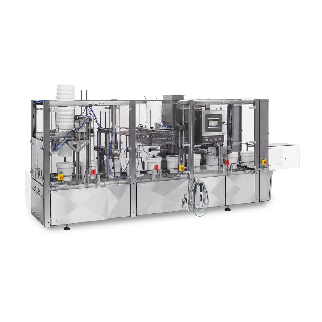 Pail filling line - FDS3500 - Control GMC - automatic / for tubes / cup