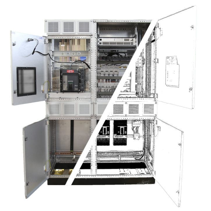 Distribution fuse box - TGBT - AVENTECH GROUPE - control / equipped ...