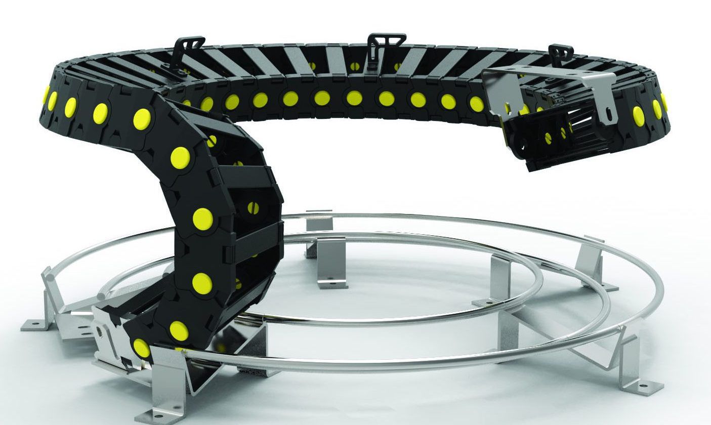 Open drag chain - BREVETTI FRANCE - nylon / for robotics