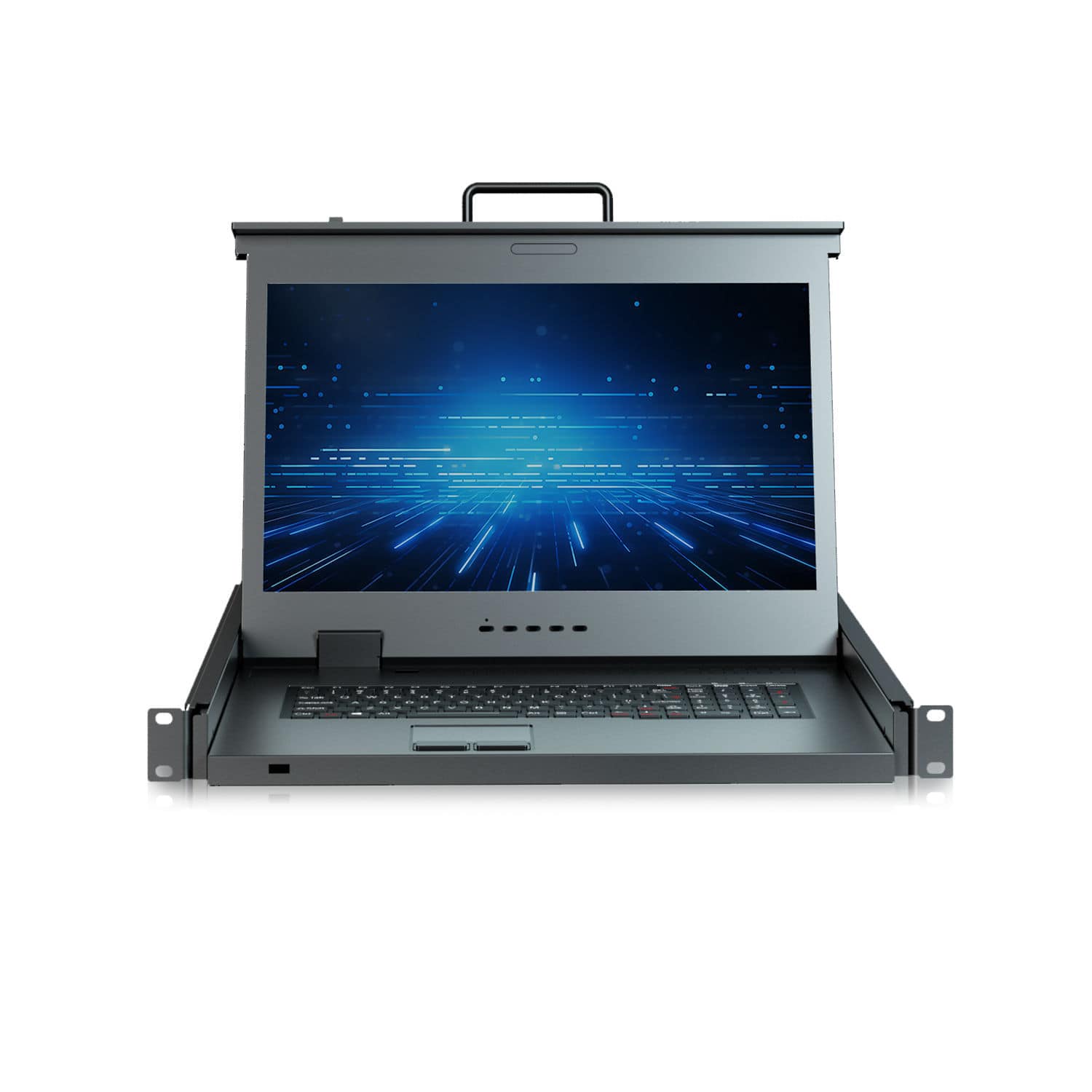 Rack-mount KVM switch - RGD-KVM-1708HD-VGA - Key Technology Rugged ...