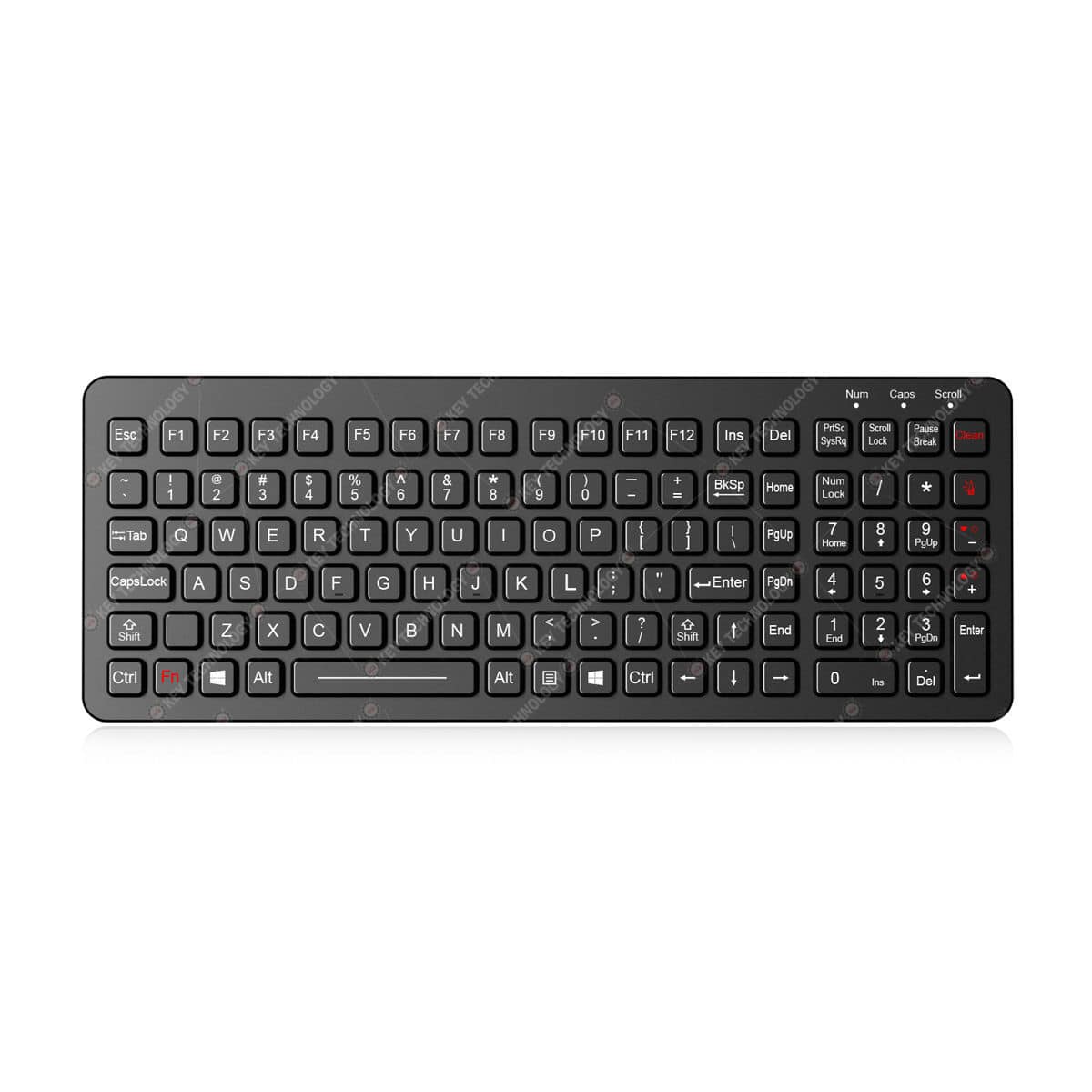 Panel-mount keyboard - K-TEK-M366KP-FN-BL-ML-OEM - Key Technology ...