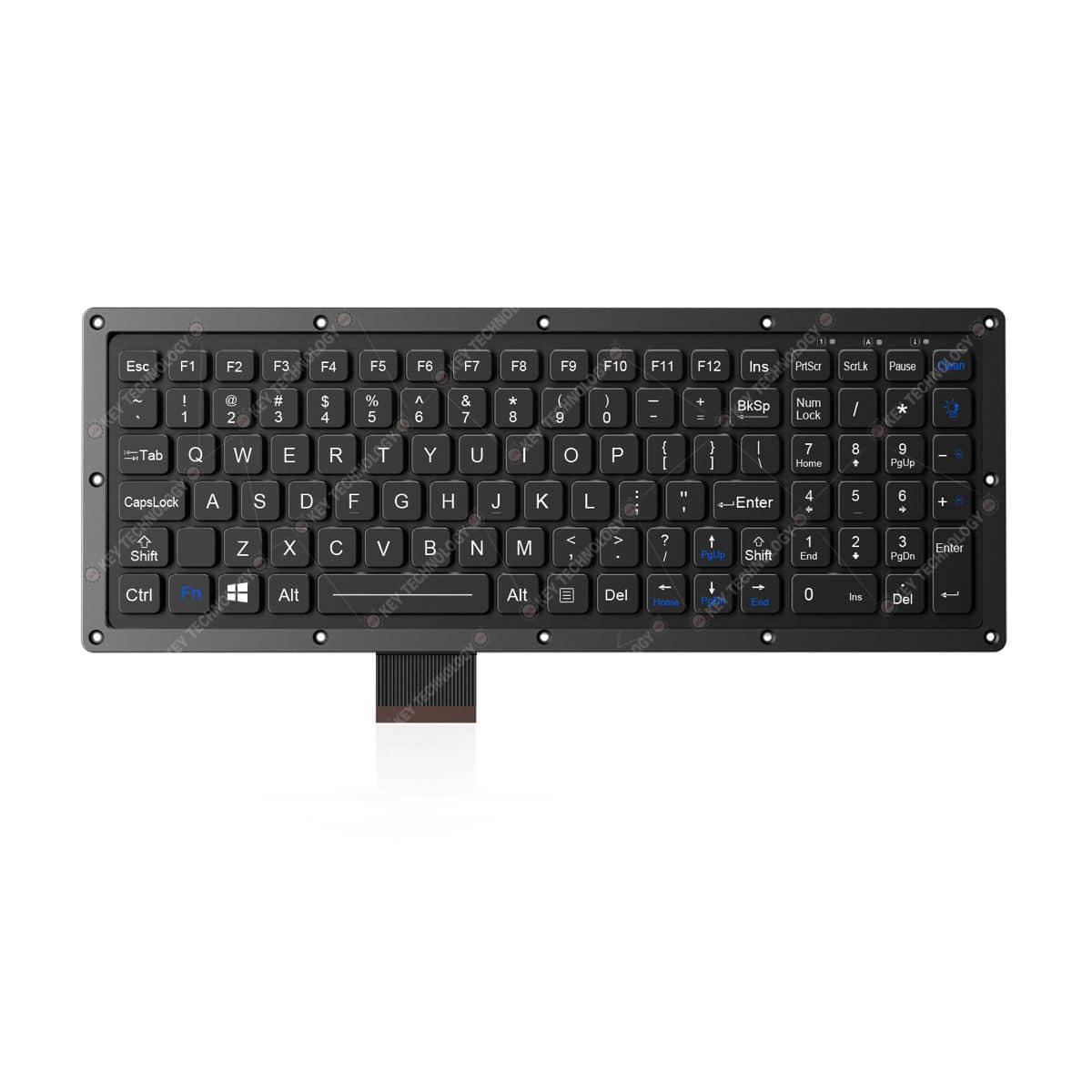 Panel-mount keyboard - K-TEK-M315KP-FN-BL-FC-KC-DM-EP - Key Technology ...