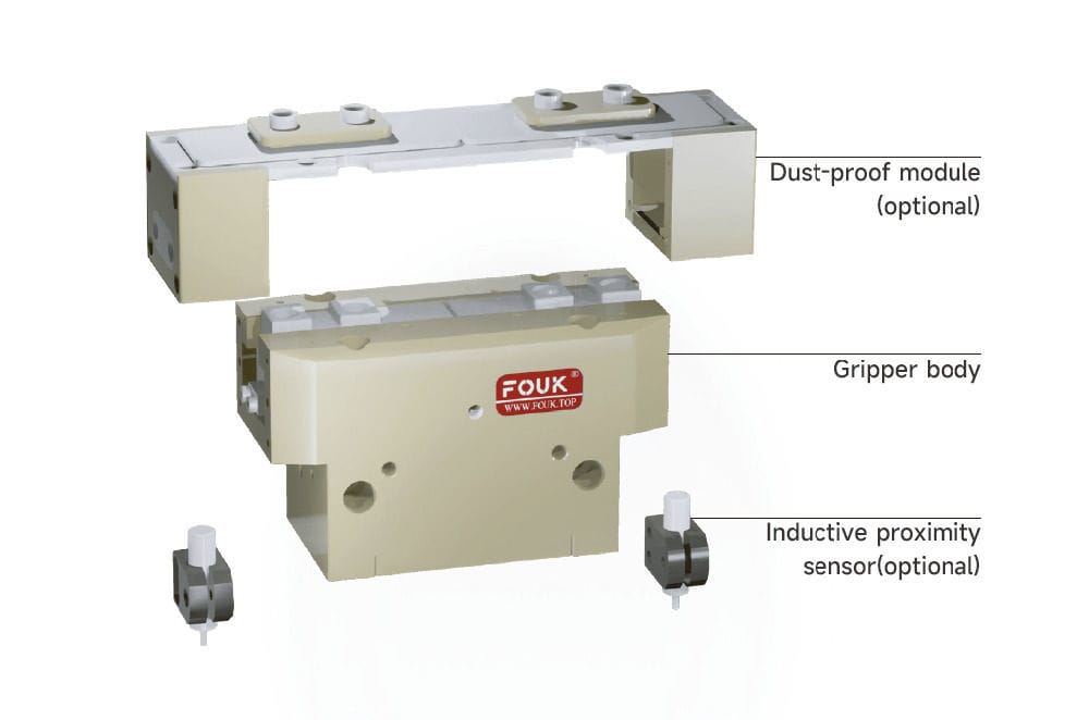 Parallel gripper - TR73-194-L - Hangzhou FOUK Mechanical Technology Co ...