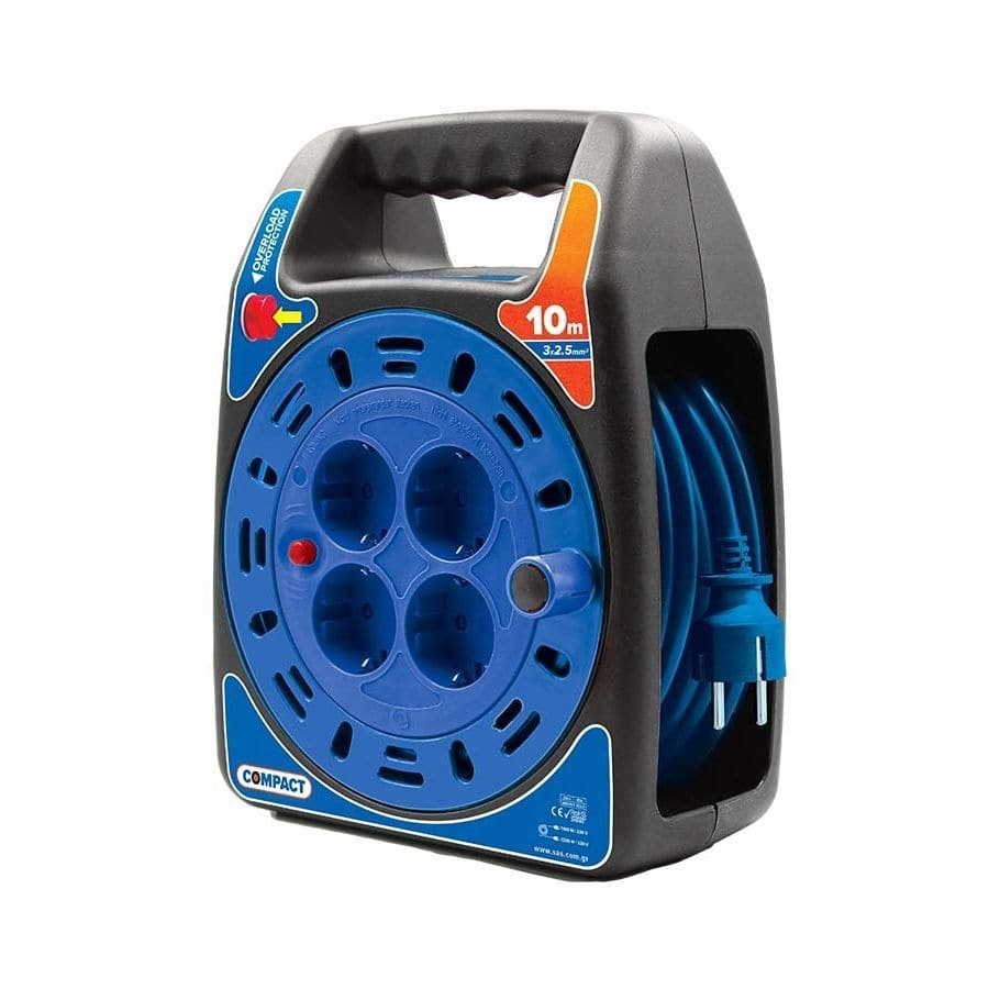 Manual reel - 100-12-032 - SAS - construction / fixed / plastic