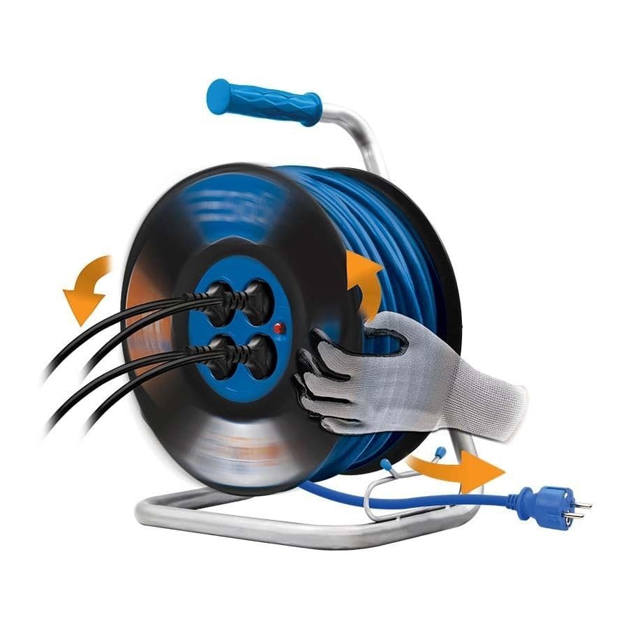 Cable reel - 100-12-031 - SAS - manual / construction / fixed