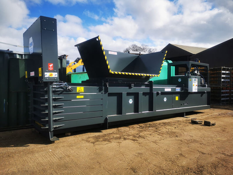 Waste baler - MHM XXL60 - MHM UK LTD - horizontal / channel / semi ...