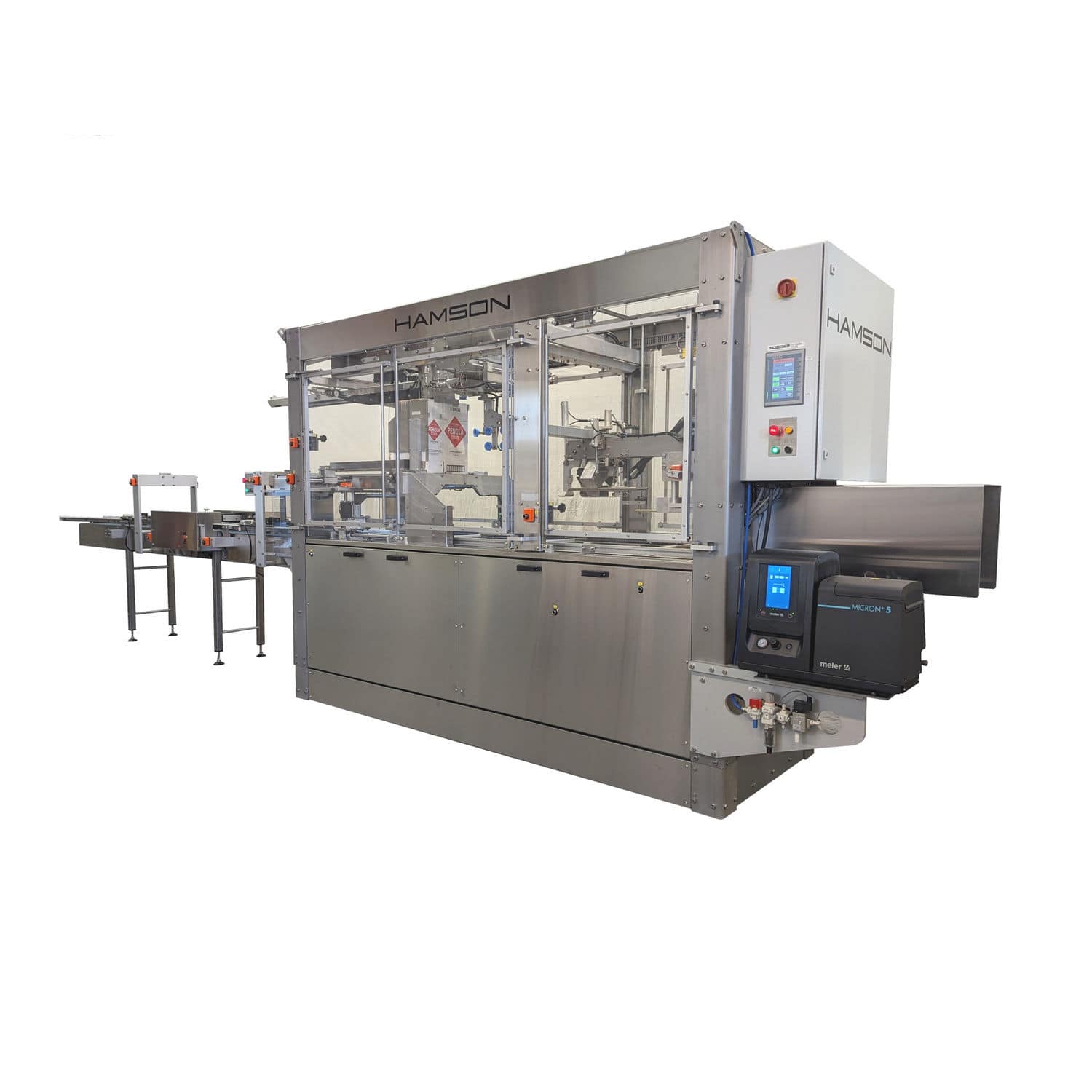 High-speed case packer - ST2 - HAMSON MACHINERY - PLC-controlled ...