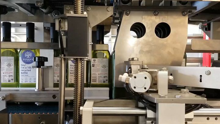 Flat wine bottle case packer - ST2 - HAMSON MACHINERY - vertical ...