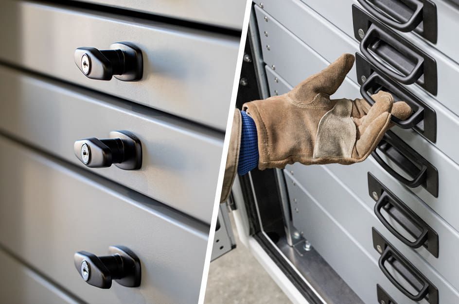 Steel tool case - Stellar Industries - with drawer / aluminum / for ...