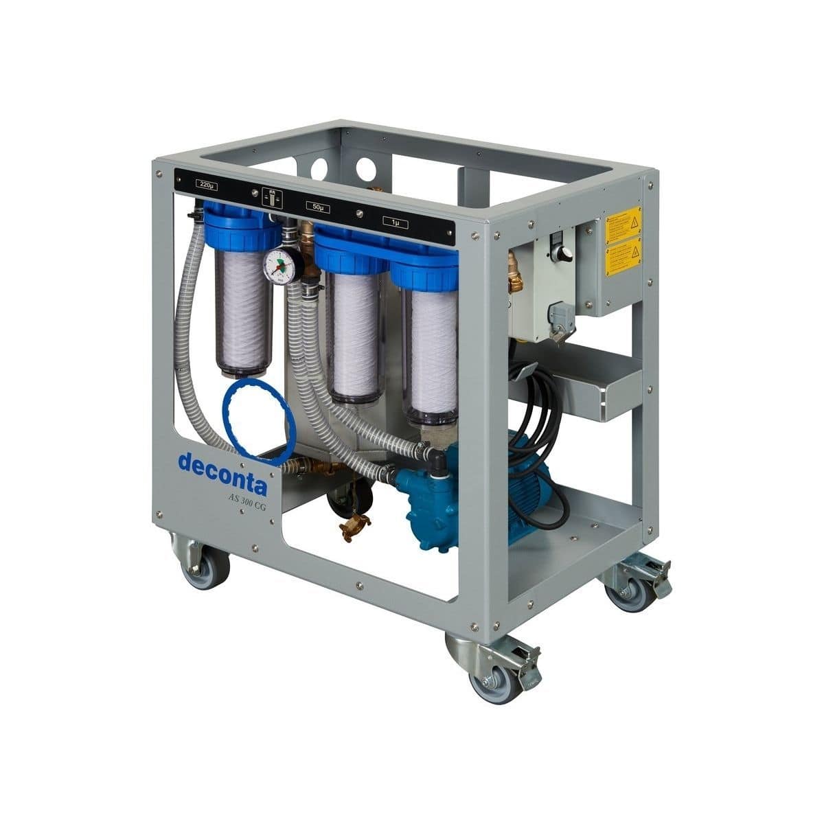 Bag filter unit - AS300CG - deconta GmbH - suction / water