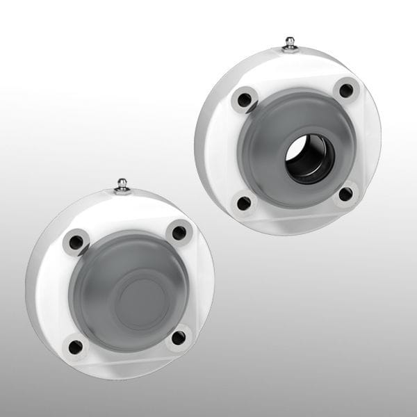 Polypropylene bearing housing - UCFC 207 C - Tecom - PA / NBR / nickel ...