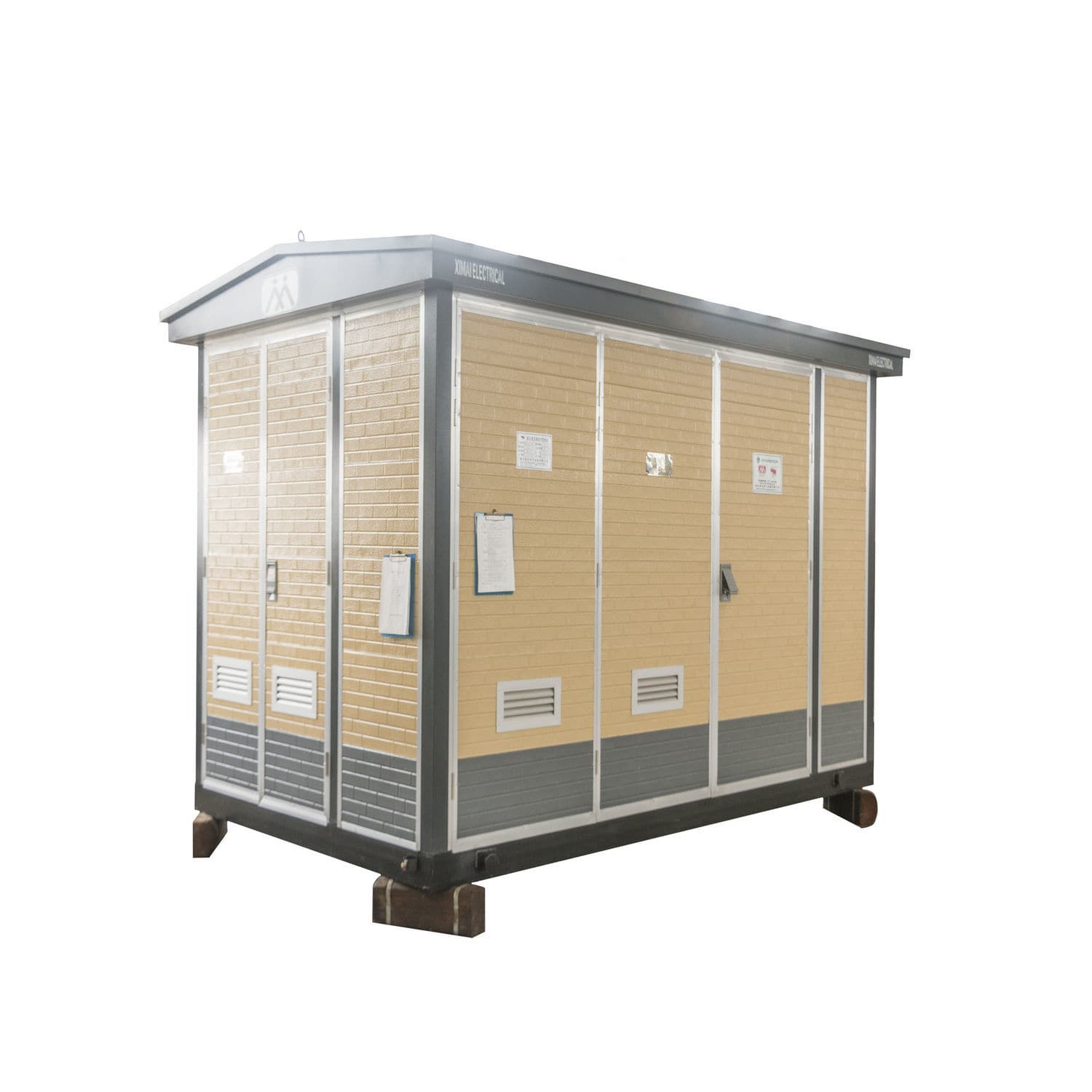 Prefabricated substation - YB£-12/0.4-£ - Ximai Electric (Wuhan) Co.,Ltd - mobile / gas ...