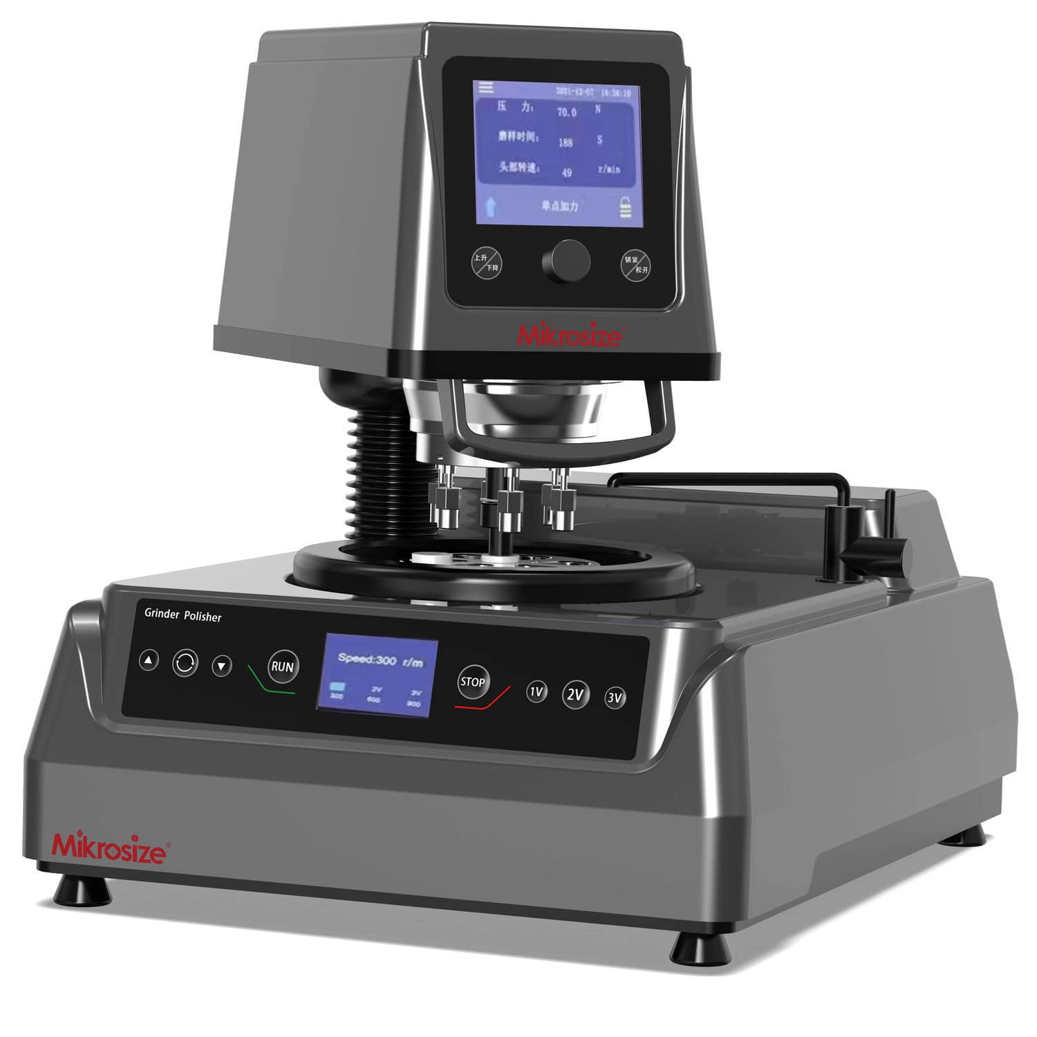 Metallographic sample grinding polishing machine - iPoli-1SC-250A ...