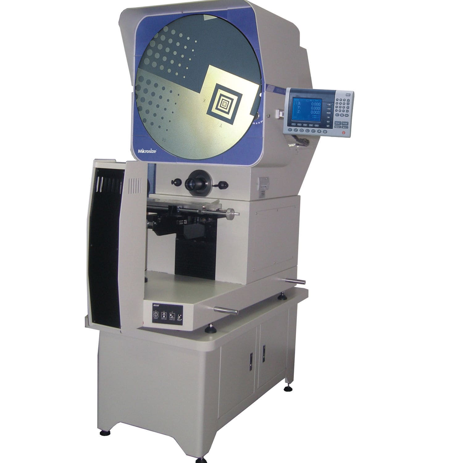 Horizontal measuring projector - HB24 - Mikrosize - profile / digital