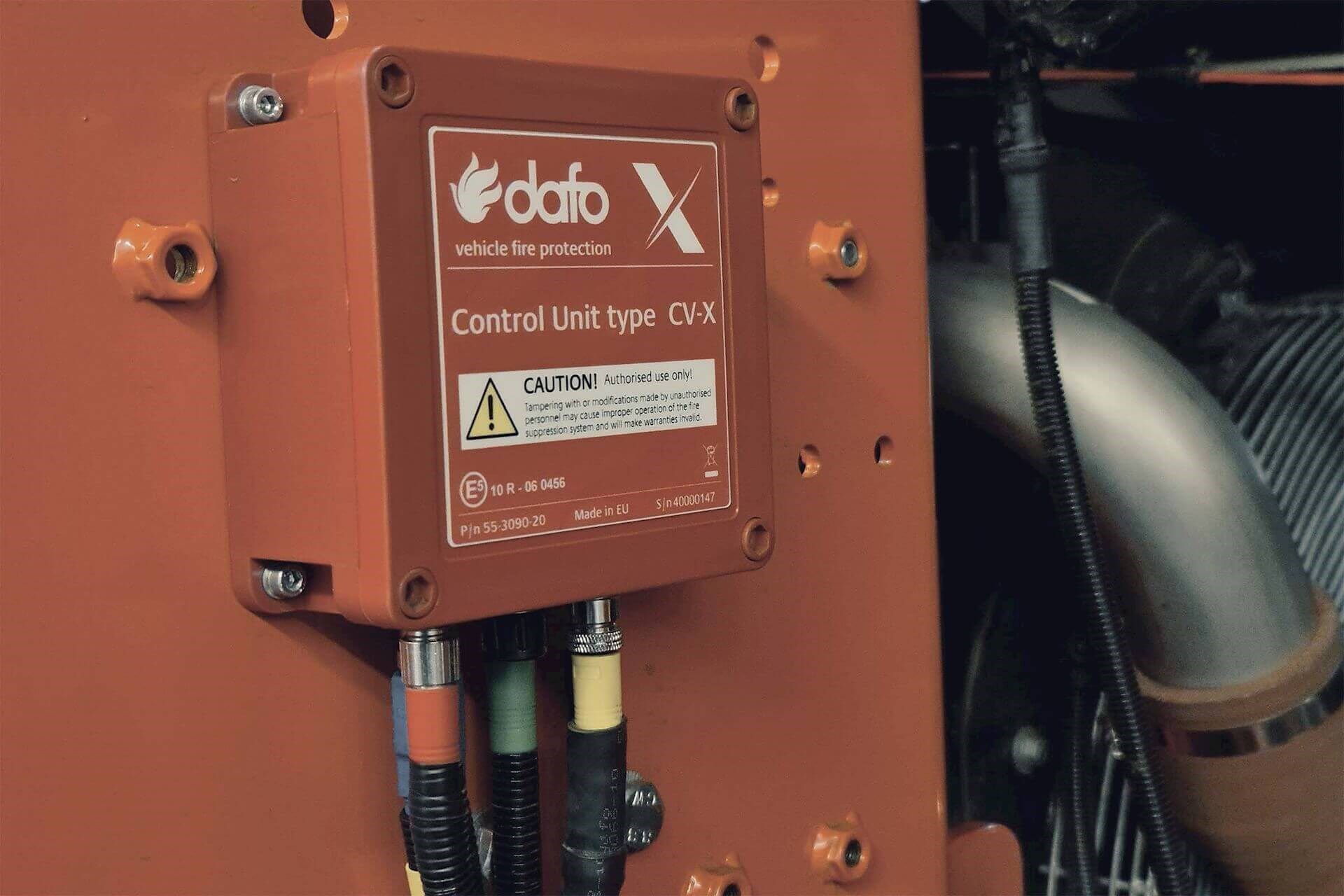 Safety control unit - CV-X - Dafo Vehicle Fire Protection AB - smart