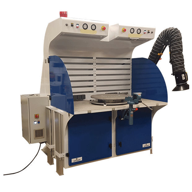 Custom downdraft table - WattOhm - for grinding processes / for ...