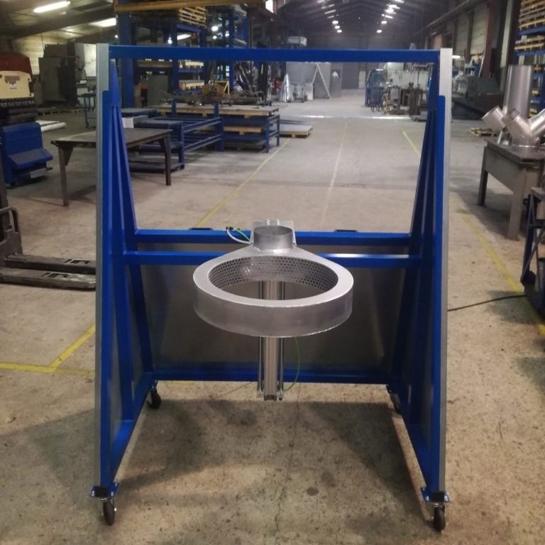 Galvanised sheet metal annular suction ring - GIRARDEAU SAS - for the ...