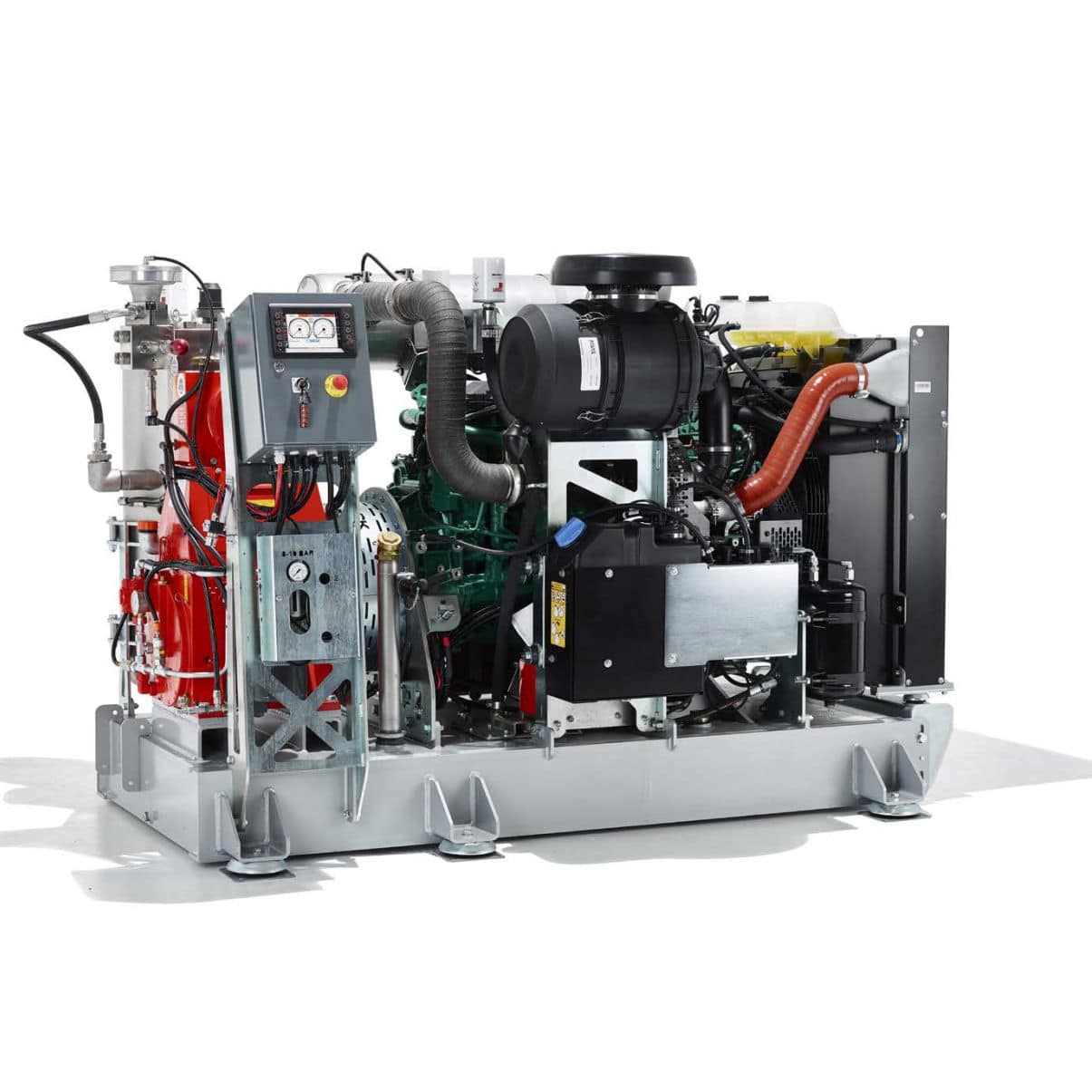 Skid-mounted pump - Aqua Skid 270 - Aquajet Systems AB - water / diesel ...