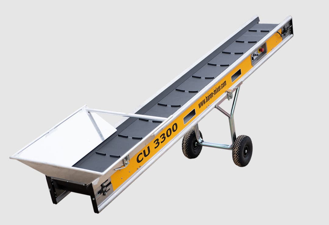 Belt conveyor - CU3300 - BARON A/S - inclined / transport / handling