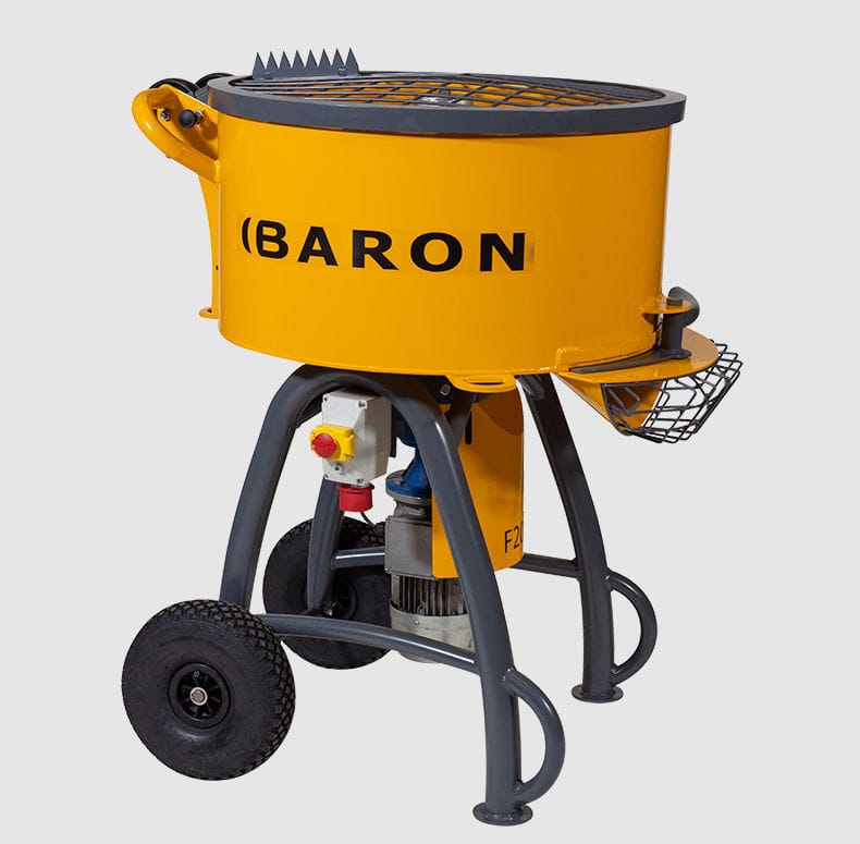 Paddle mixer - F200 - BARON A/S - batch / solid/liquid / for concrete