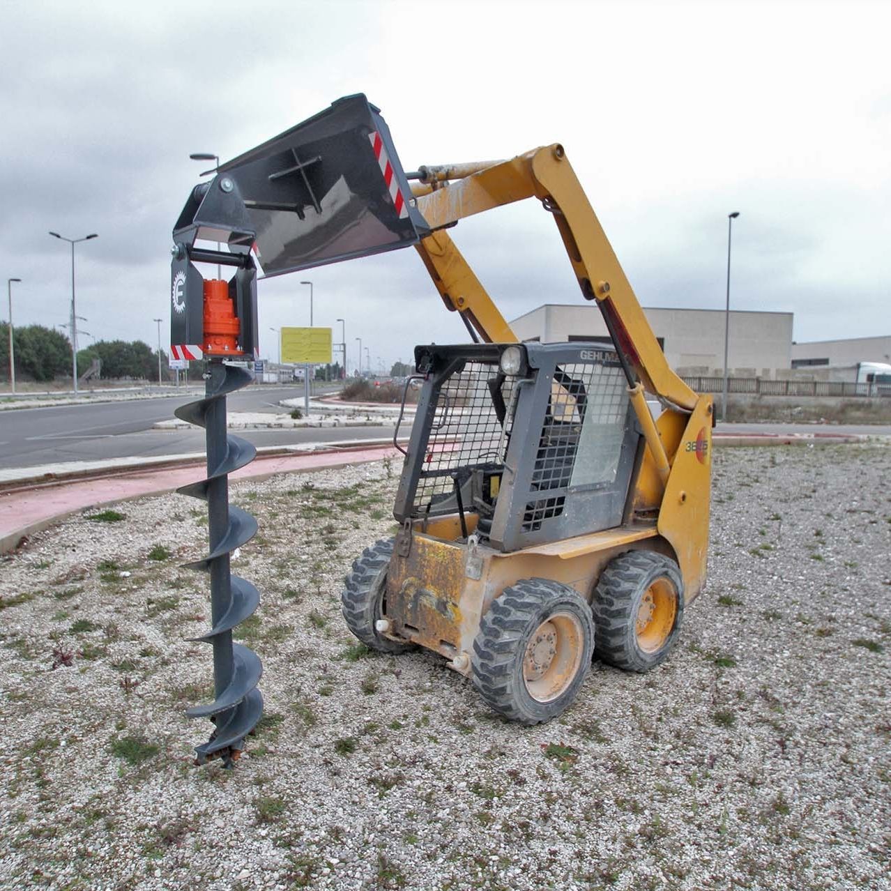 Hydraulic auger - AUG series - C&F srl - for excavators / for skid ...