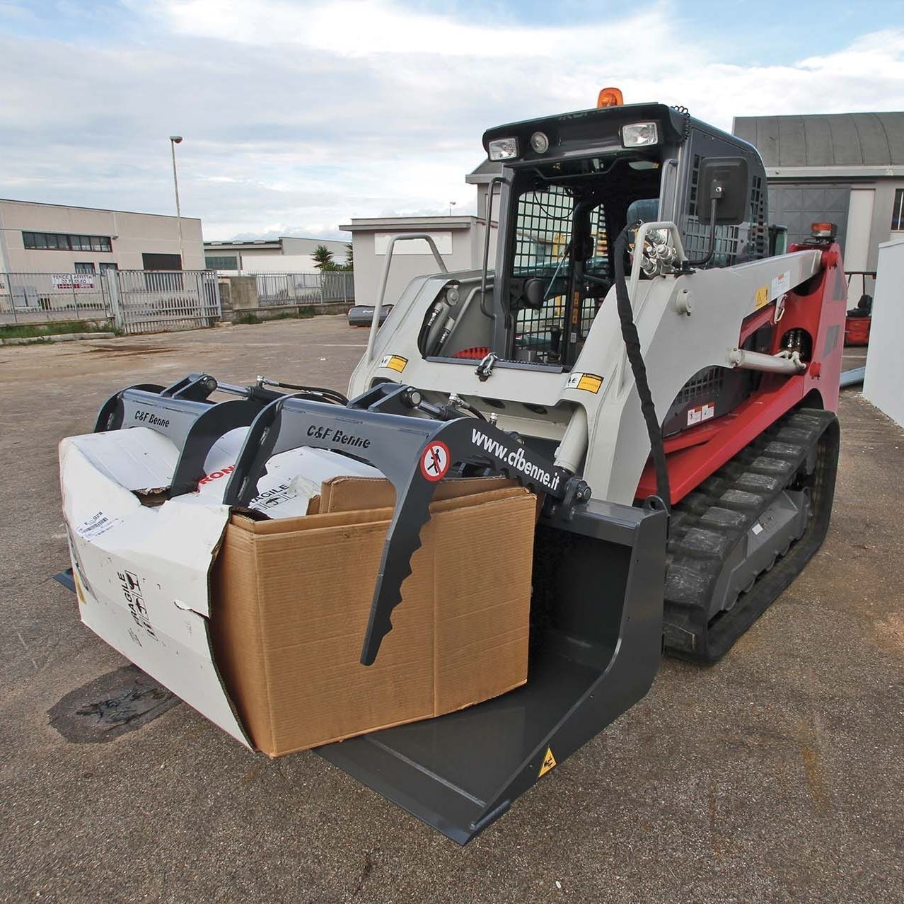 Building handling and tamping grapple - PLI series - C&F srl - industrial