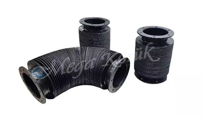 Round protective bellows - Mega bellows - plastic