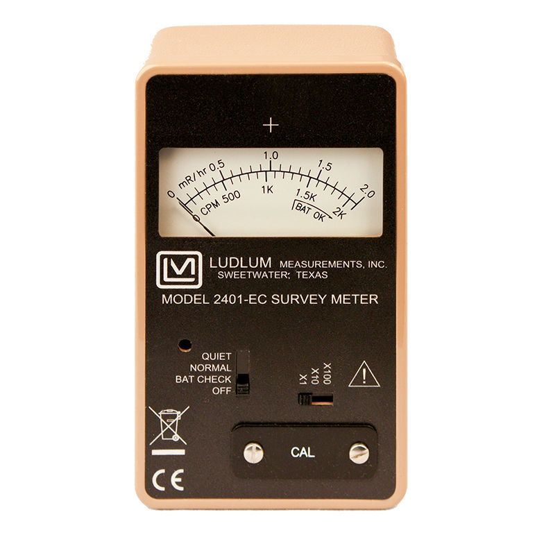 Gamma radiation meter - 2401-EC - LUDLUM - with Geiger-Müller tube